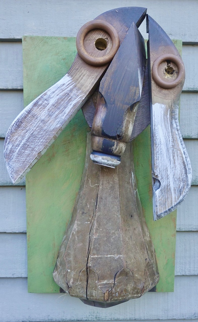Salvage Sculptures by André Benoit at Rockport Public Library ...